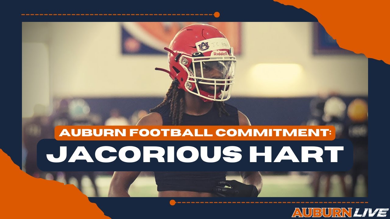 BREAKING NEWS: 3-Star DB JC Hart Announces Commitment To Auburn ...