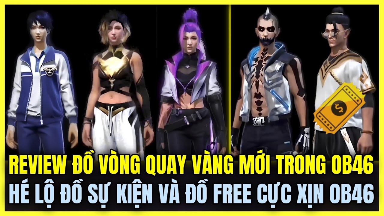 Free Fire| REVIEW VÒNG QUAY VÀNG MỚI TRONG OB46 CỰC XỊN, HÉ LỘ ĐỒ SỰ ...