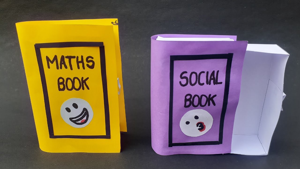 How to make a Book Box | DIY Book Box Easy | Paper Book Storage Box ...