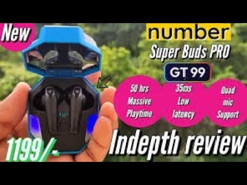 gt99 | gt 99 earbuds | BEST EARBUDS UNDER 1200 - YouTube