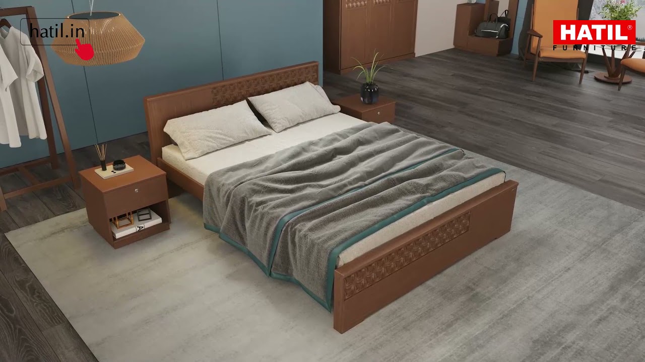 Idyll 152 | Bed | Bedroom Furniture Set | HATIL India - YouTube