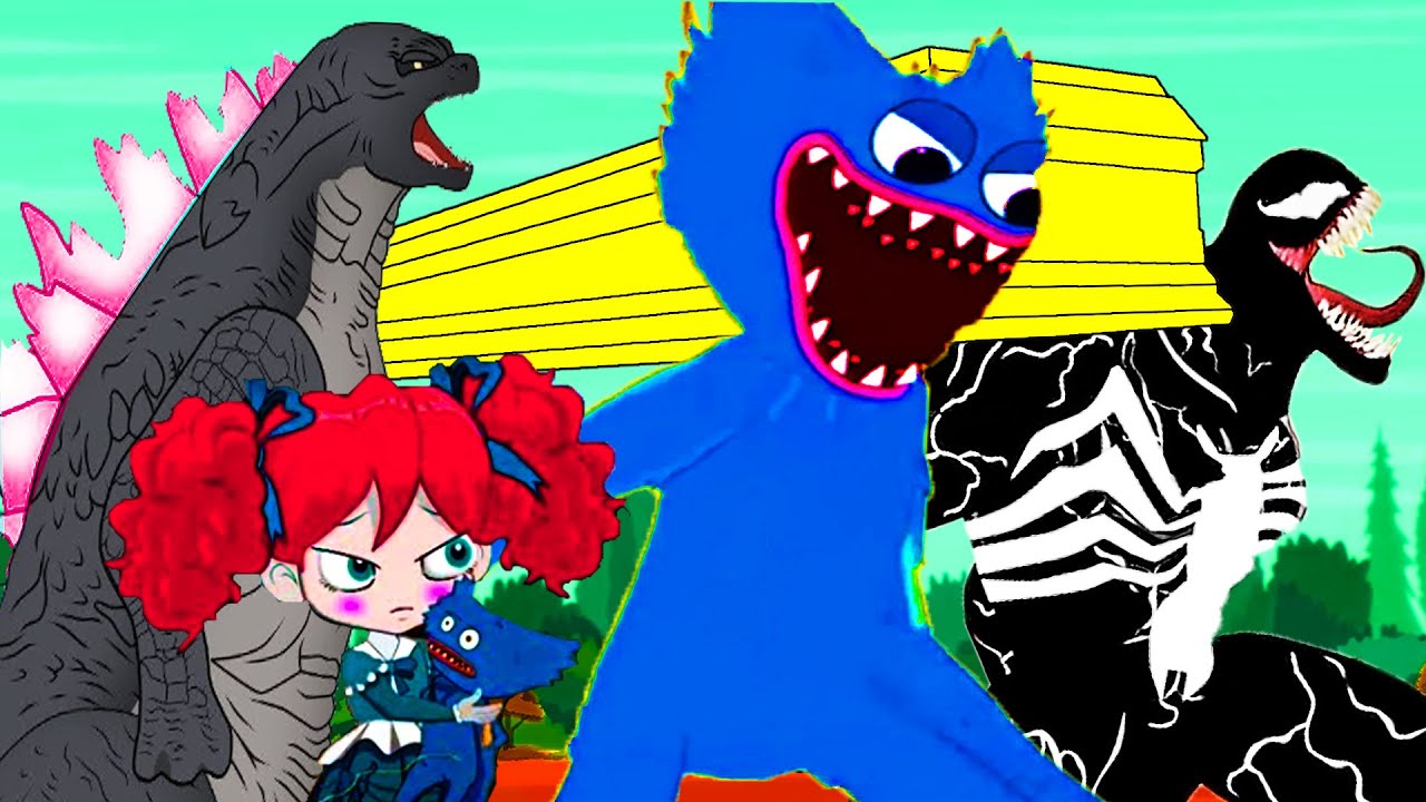 Godzilla, Shin Godzilla VS Poppy Playtime | Coffin Dance Song Meme ...