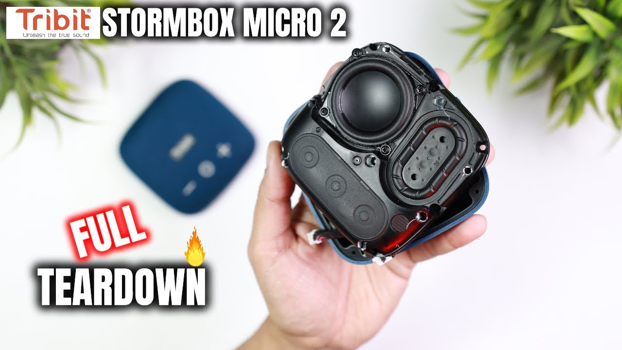 Tribit StormBox Micro 2 Compact Bluetooth Speaker 🪛🔧 TEARDOWN ...