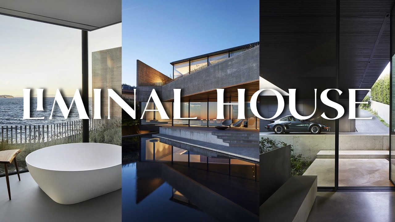 Welcome Liminal House, a modern concrete home with stunning views - YouTube