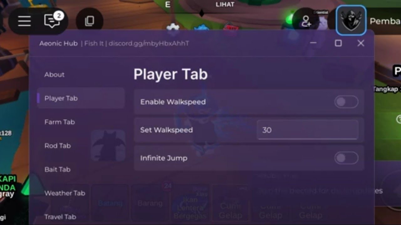 script op game fish it auto instans fish and auto sell teleport event ...