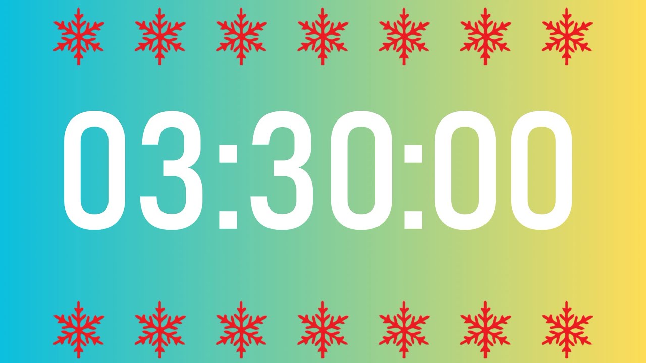 NO ADS | 3 Hour Countdown Timer | 180 Minute Countdown for Study, Work ...