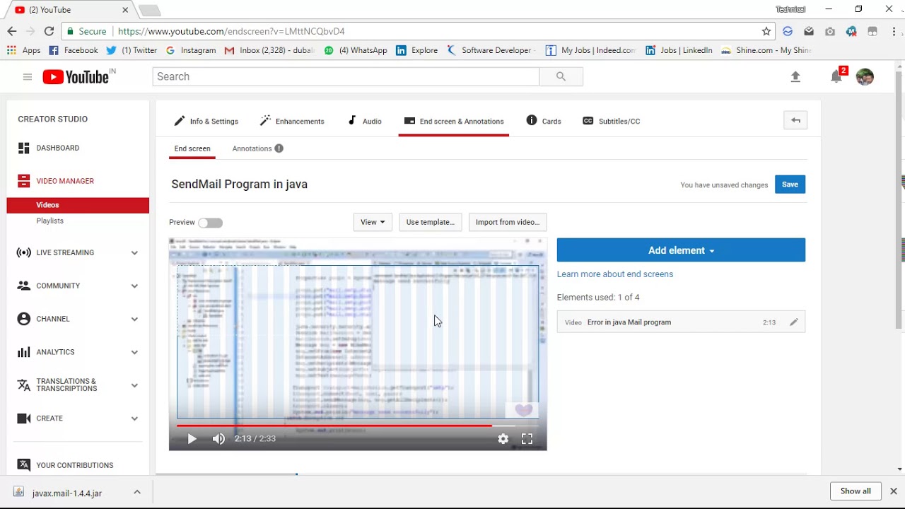 Attach Video At The End Of Youtube Video - YouTube