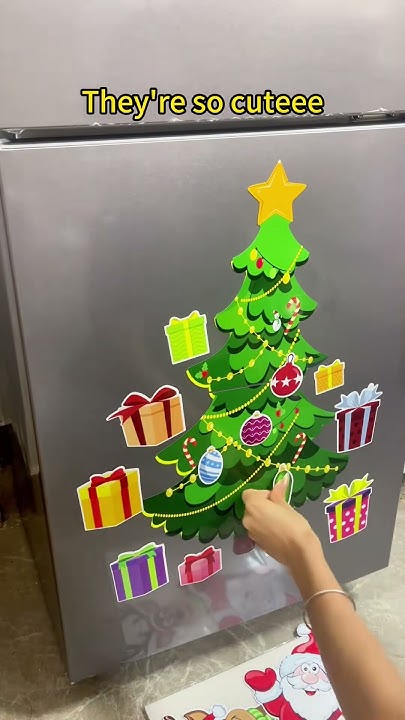 Cute Christmas Tree Magnet for Your Fridge #christmas #christmastree ...