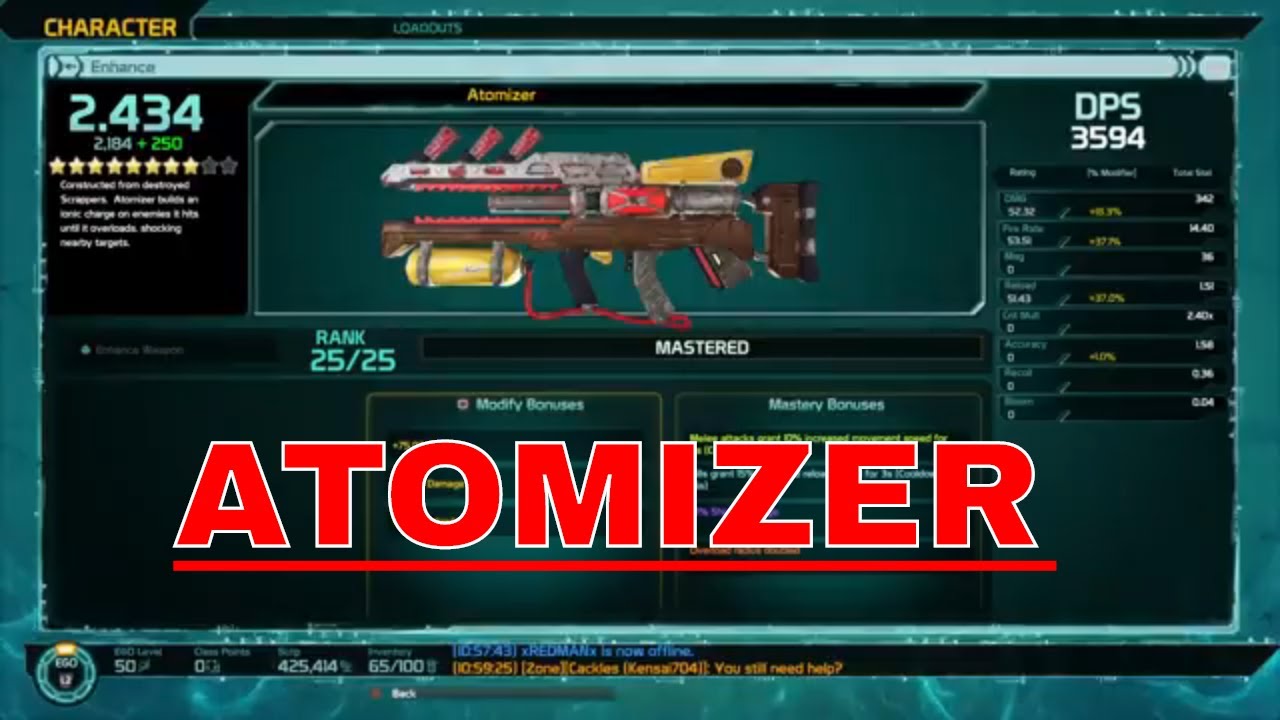 Defiance 2050 Atomizer - YouTube