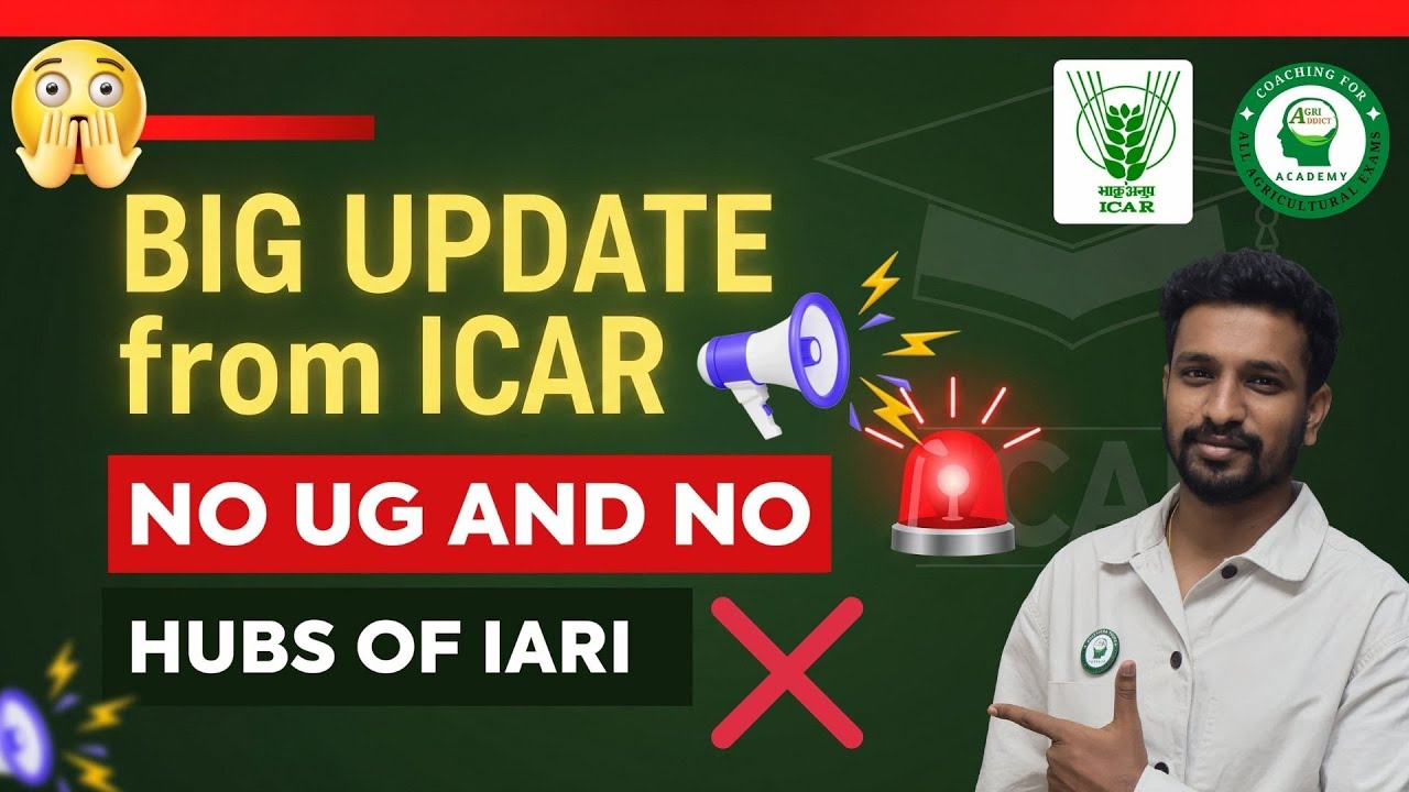 Big update about IARI & its Hubs| Complete details explained - YouTube