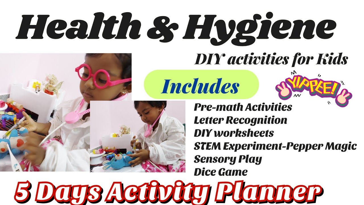 Health and Hygiene Activities at Home | Playway Learning |Activity ...