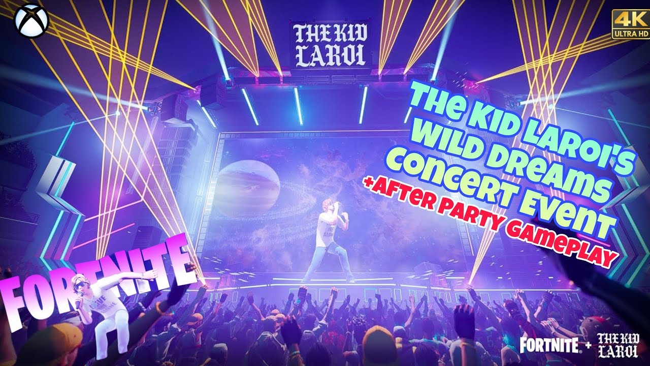 Wild Dreams Concert Event 4K UHD | Kid Laroi's Fortnite Creative Event ...