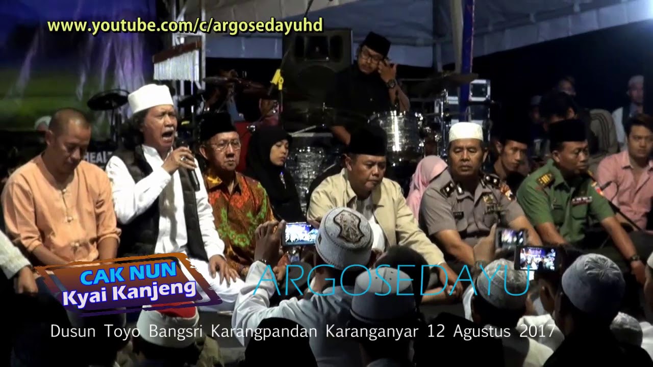 CAK NUN & Kyai Kanjeng Part 03, Live Toyo Bangsri bersama Ki Mantep ...