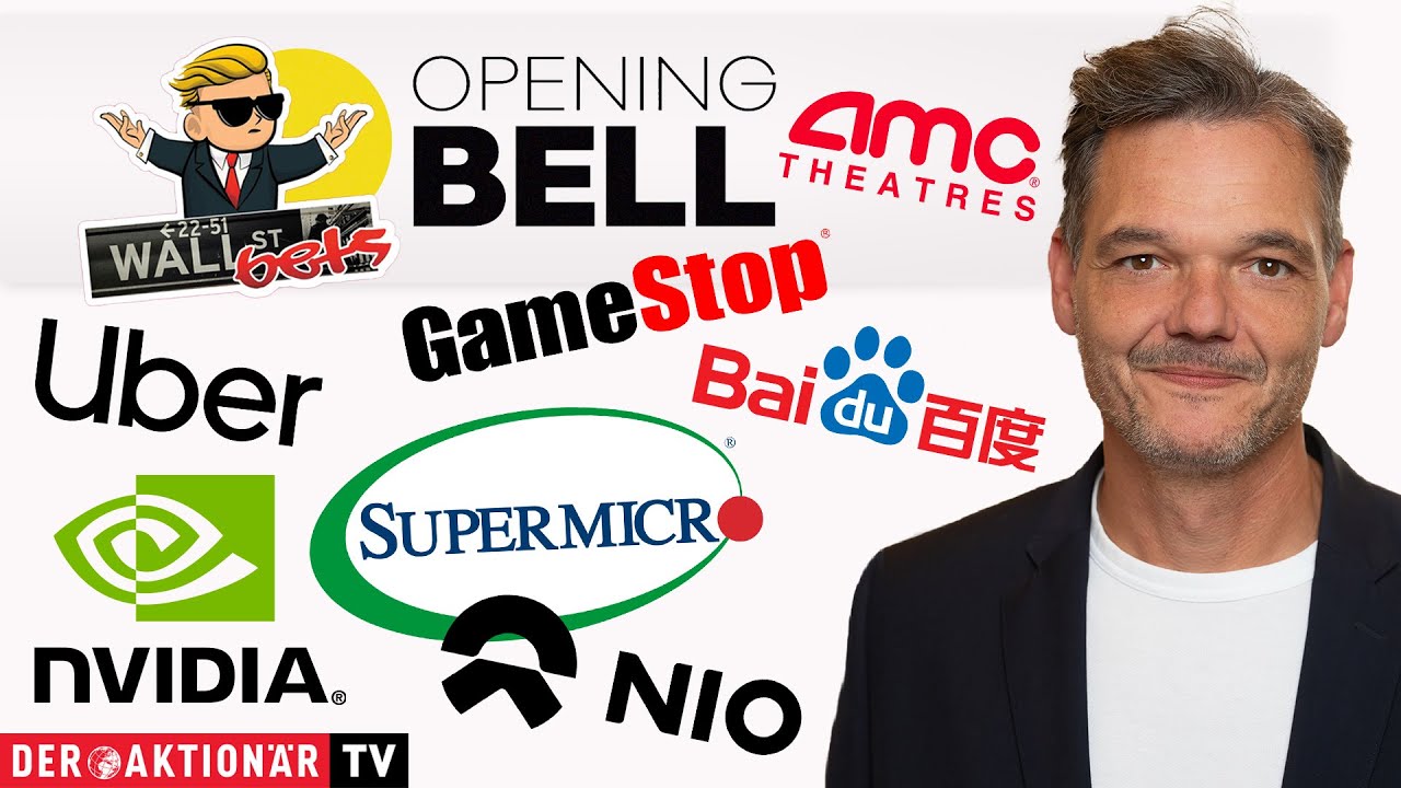 Opening Bell: Gamestop, AMC Entertainment, Nvidia, Super Micro, Uber, Baidu, NIO - YouTube