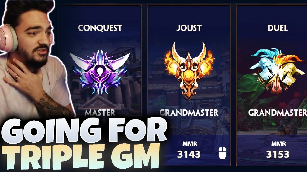 TRYING TO GET TRIPLE GM! - Smite - YouTube