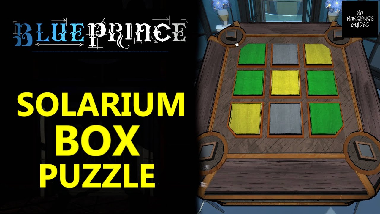 Blue Prince Solarium Box Puzzle - YouTube