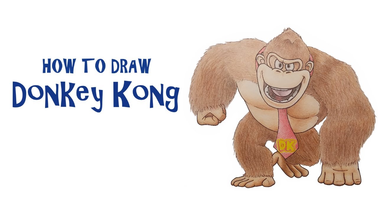 How to Draw Donkey Kong | Super Mario Bros. Movie - YouTube