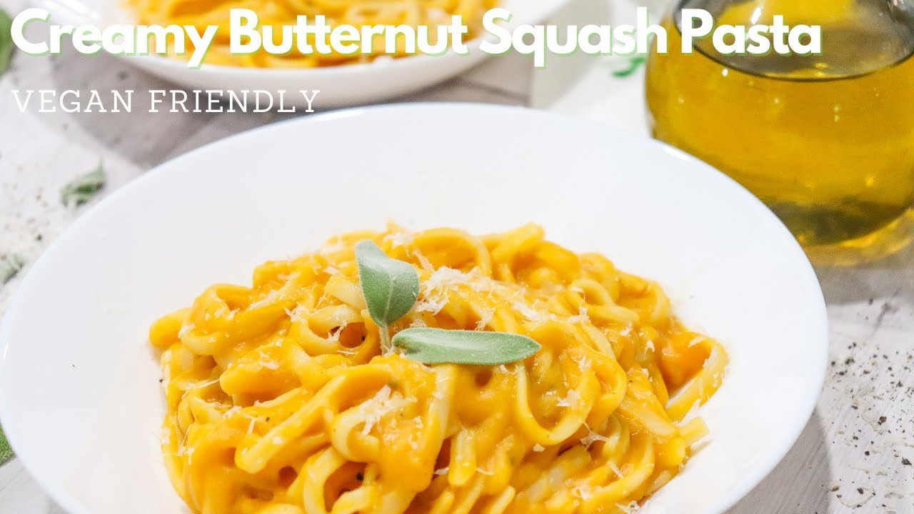 How to make healthy butternut squash pasta (VEGAN FRIENDLY) | Anitas Delights - YouTube