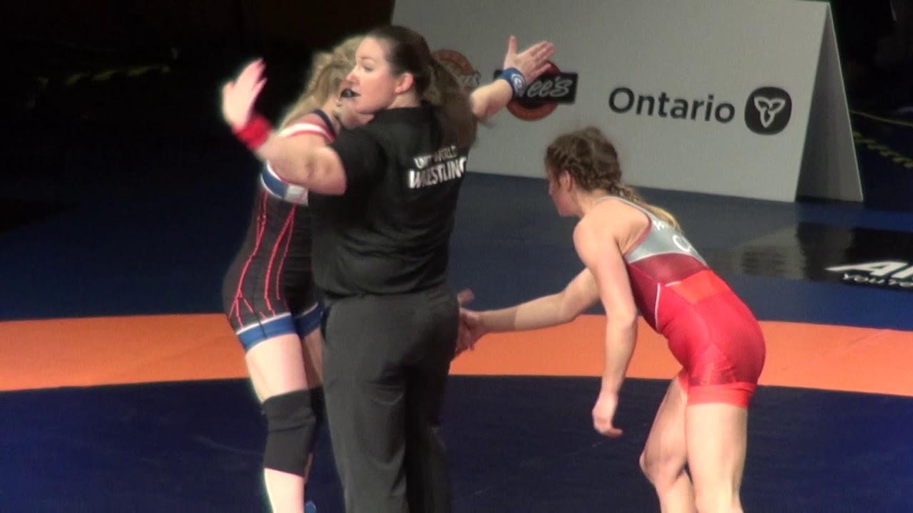 2019 Canadian Trials WW53kg Jade Parsons (Brock) vs Grace Chambers ...
