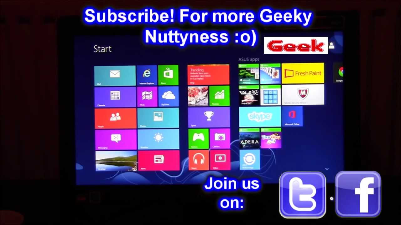 Unboxing & Setting Up The Asus ET2012AUK B All In One PC (Windows 8 ...