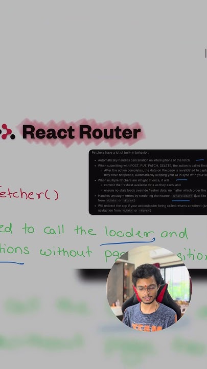 useFetchers() hook 🪝 in React Router #usefetchers #reactrouter #omlondhe - YouTube