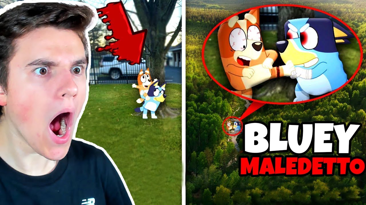 DRONE RIPRENDE IL CANE HORROR ''BLUEY.EXE'' NELLA VITA REALE E ...