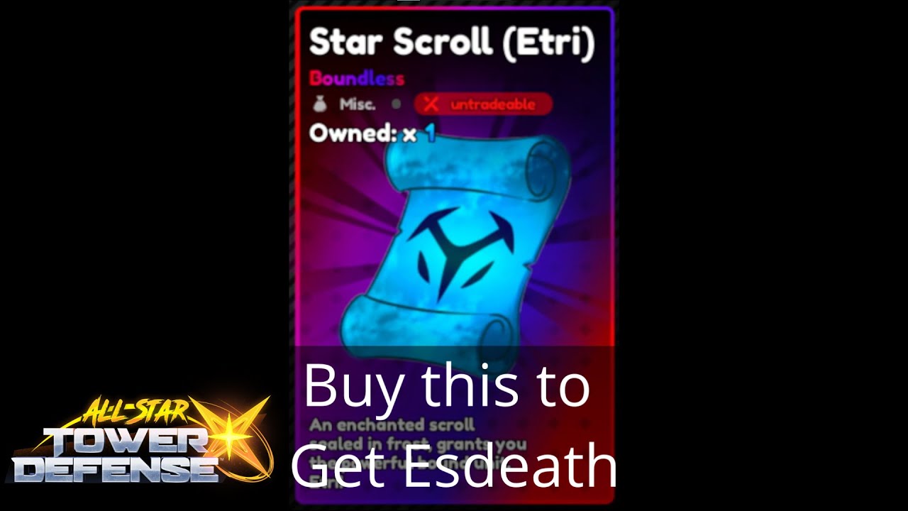 [ASTD X] Get Esdeath by buying the Star Scroll (Etri) - YouTube
