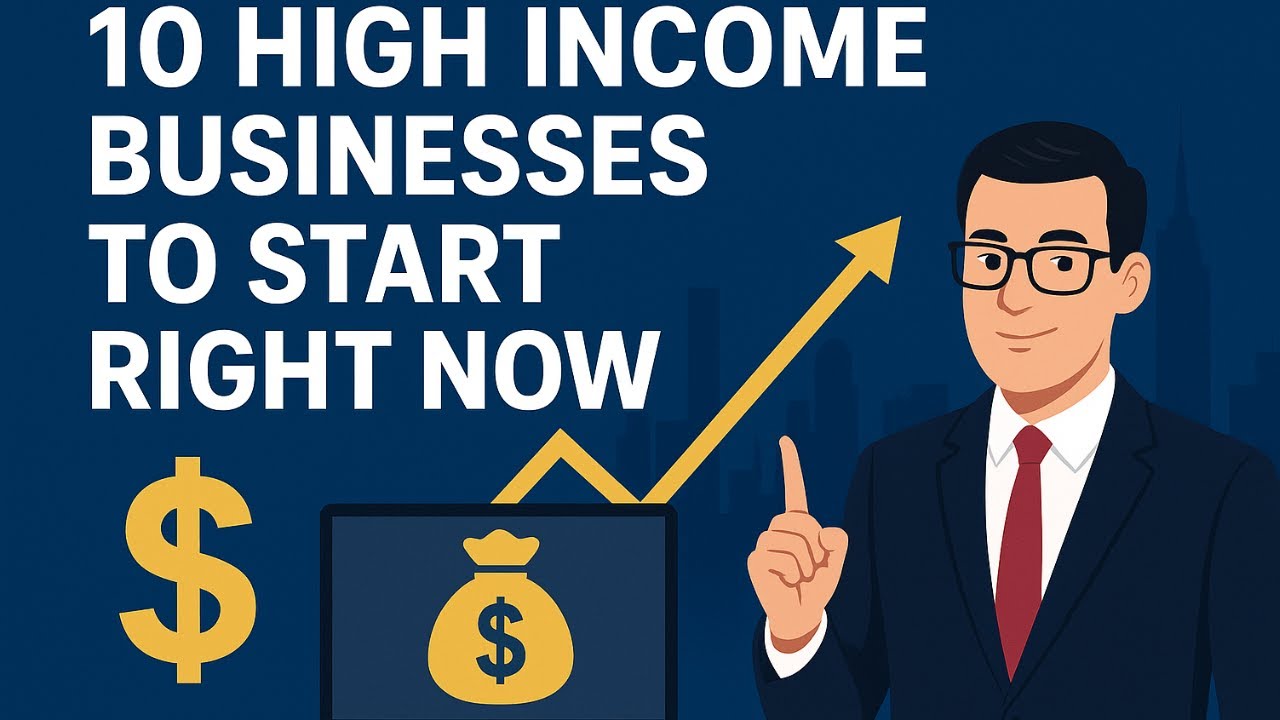 10 High Income Businesses to start Right Now. - YouTube