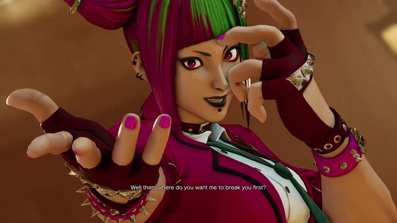 Goth Schoolgirl Juri Fights - SFV - YouTube