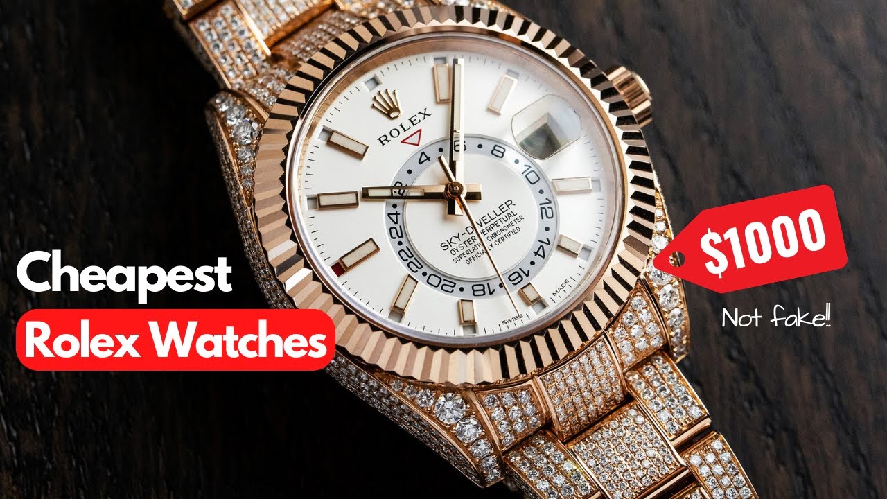 Top 6 Cheapest Rolex Watches You Can Buy Right Now - YouTube