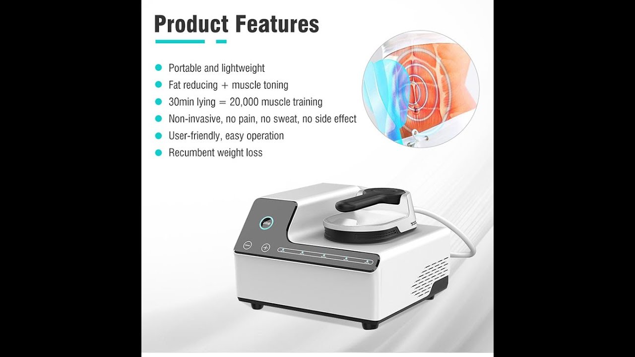 single handle emsculpt machine for home use - YouTube