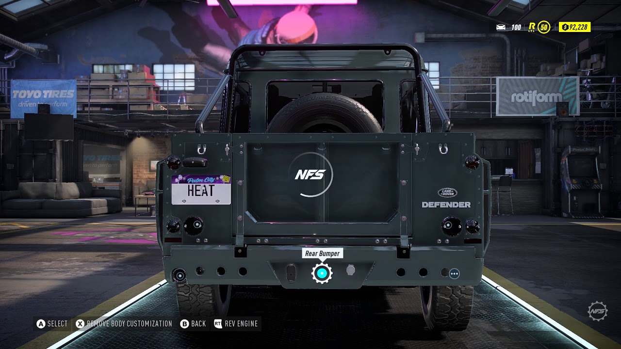 NFS Heat: Land Rover Defender 110 Customization - YouTube