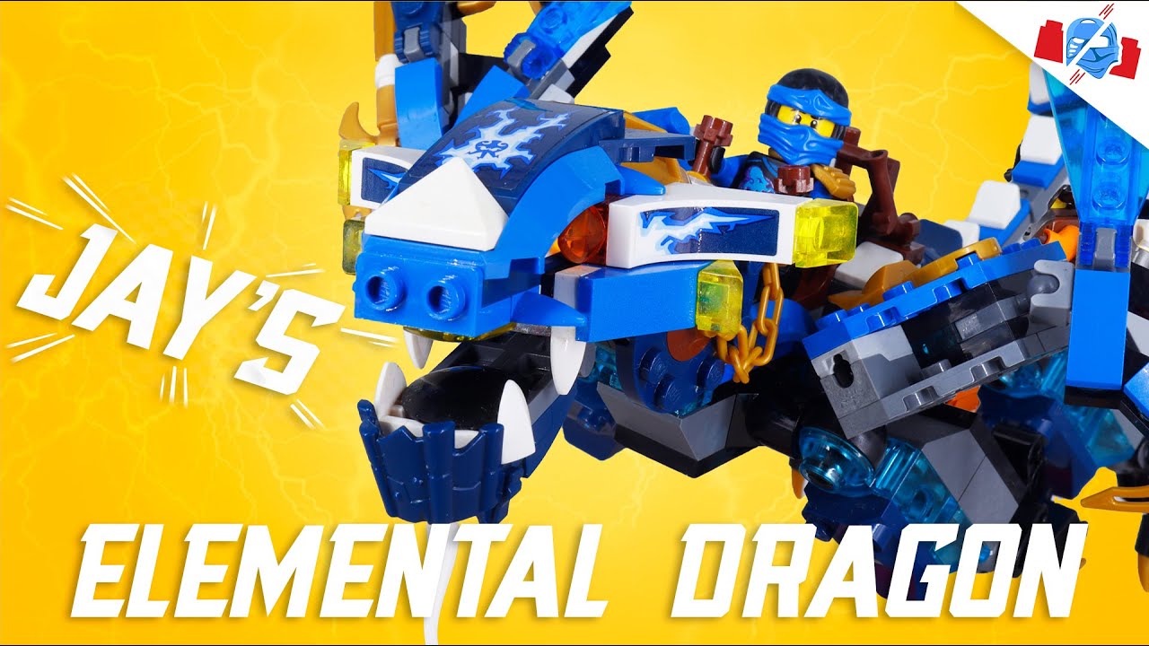 An Electrifying Build LEGO Ninjago Jay's Elemental Dragon Review ...
