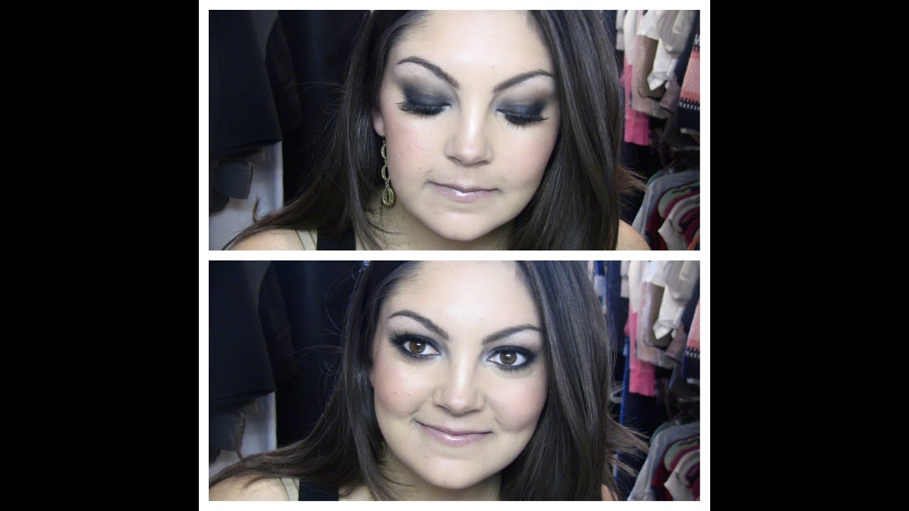 How-to: Basic Black Smokey Eye! - YouTube