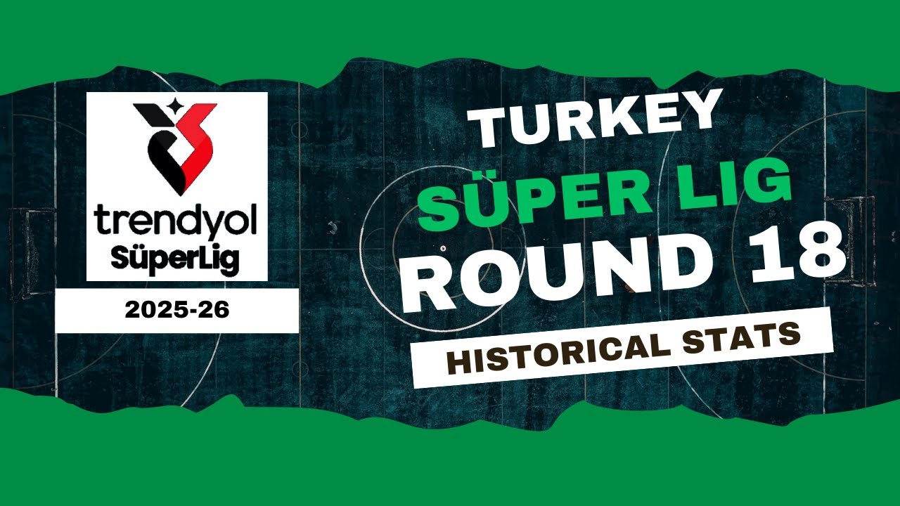 Turkey | Süper Lig Stats Round 18 2025-26 | Historical Stats ...