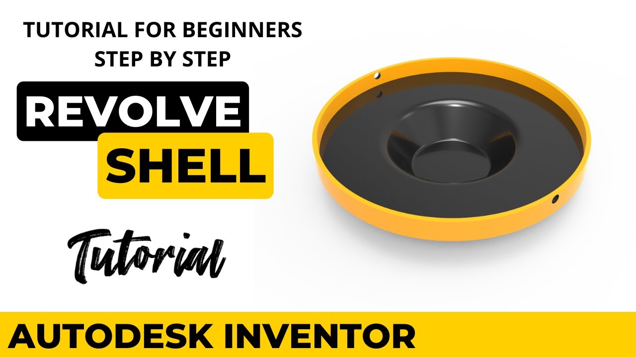 Autodesk Inventor 2026 Tutorial For Begginers - Exercise 6 Shell - YouTube