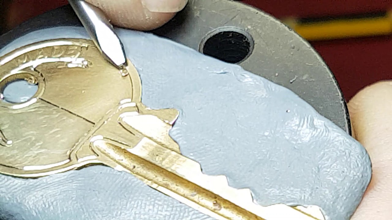 The first video in a series of how i hand engrave this brass key. - YouTube
