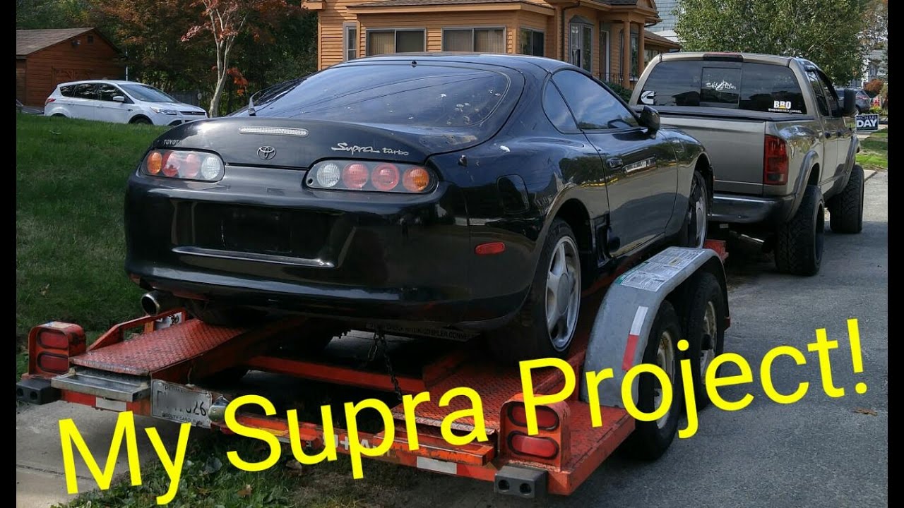 My Mk4 Supra Build #1: The Journey Begins - YouTube