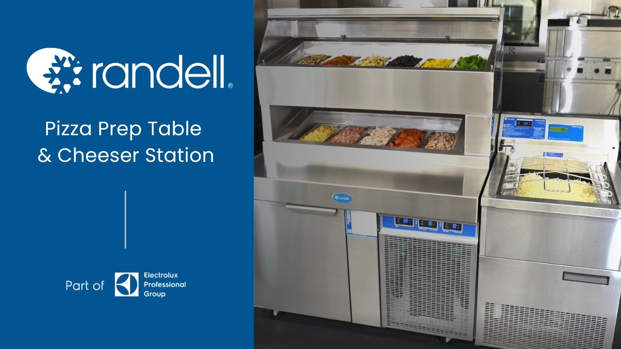 Randell Pizza Prep Table & Cheeser Station | Product Overview - YouTube