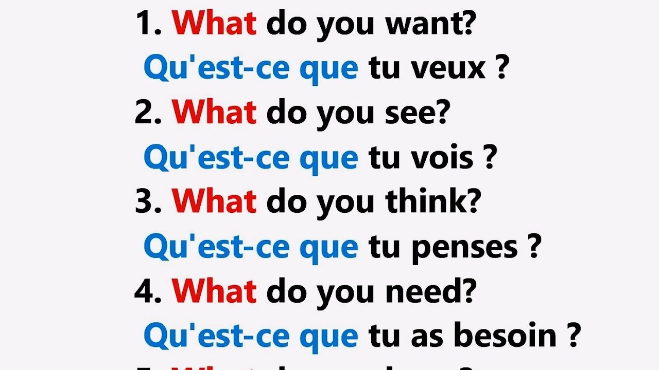 Questions et réponses en anglais pour bien améliorer votre anglais ...