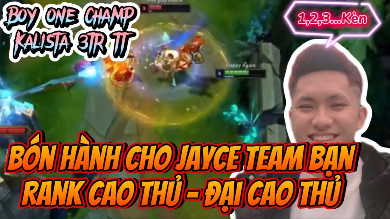 #quyenkalista. TRÊN RANK CAO THỦ SẼ THẤY EM QUYỀN BÓN HÀNH CHO JACEY ...