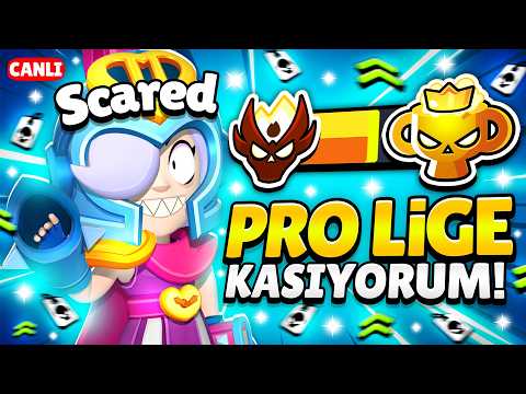 🔴 PRO LİGE KASIYORUM🔥Brawl Stars Canlı Yayın