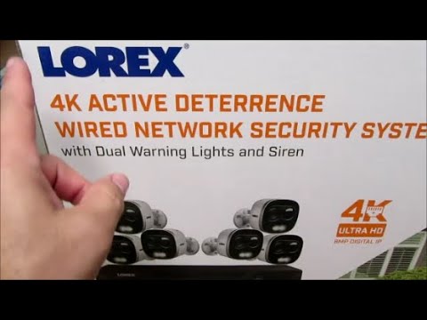 Lorex Security Camera Unbox and installation - YouTube