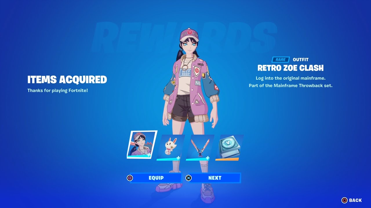 HOW TO GET RETRO ZOE CLASH SKIN IN FORTNITE! - YouTube