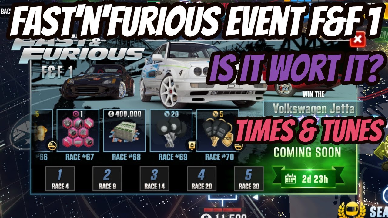 CSR2 | NEW FAST AND FURIOUS EVENT | Times & Tunes | IS IT WORTH IT ...