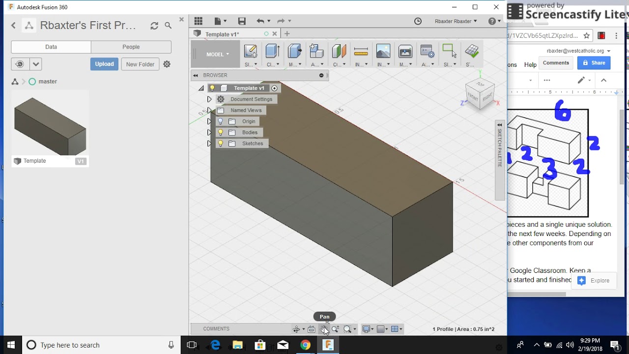 Aluminum Burr Puzzle - Part 1 of 6 - Fusion 360 for Beginners - YouTube