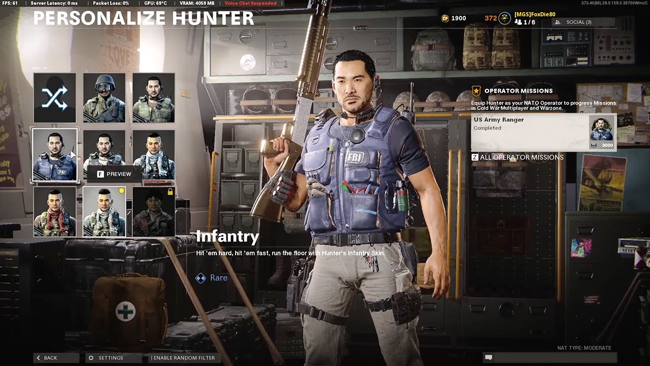 Multiplayer - Hunter Operator Missions - US Army Ranger - Black Ops ...