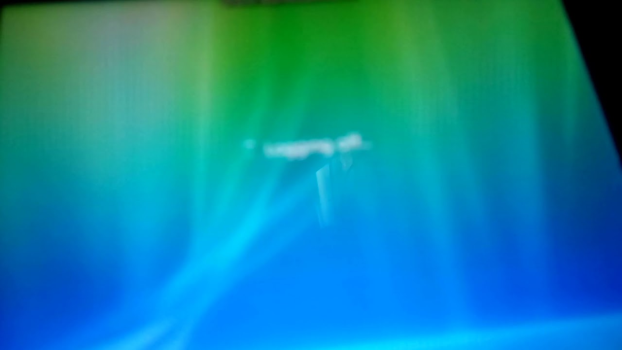 Windows Vista Shutdown Animation - YouTube