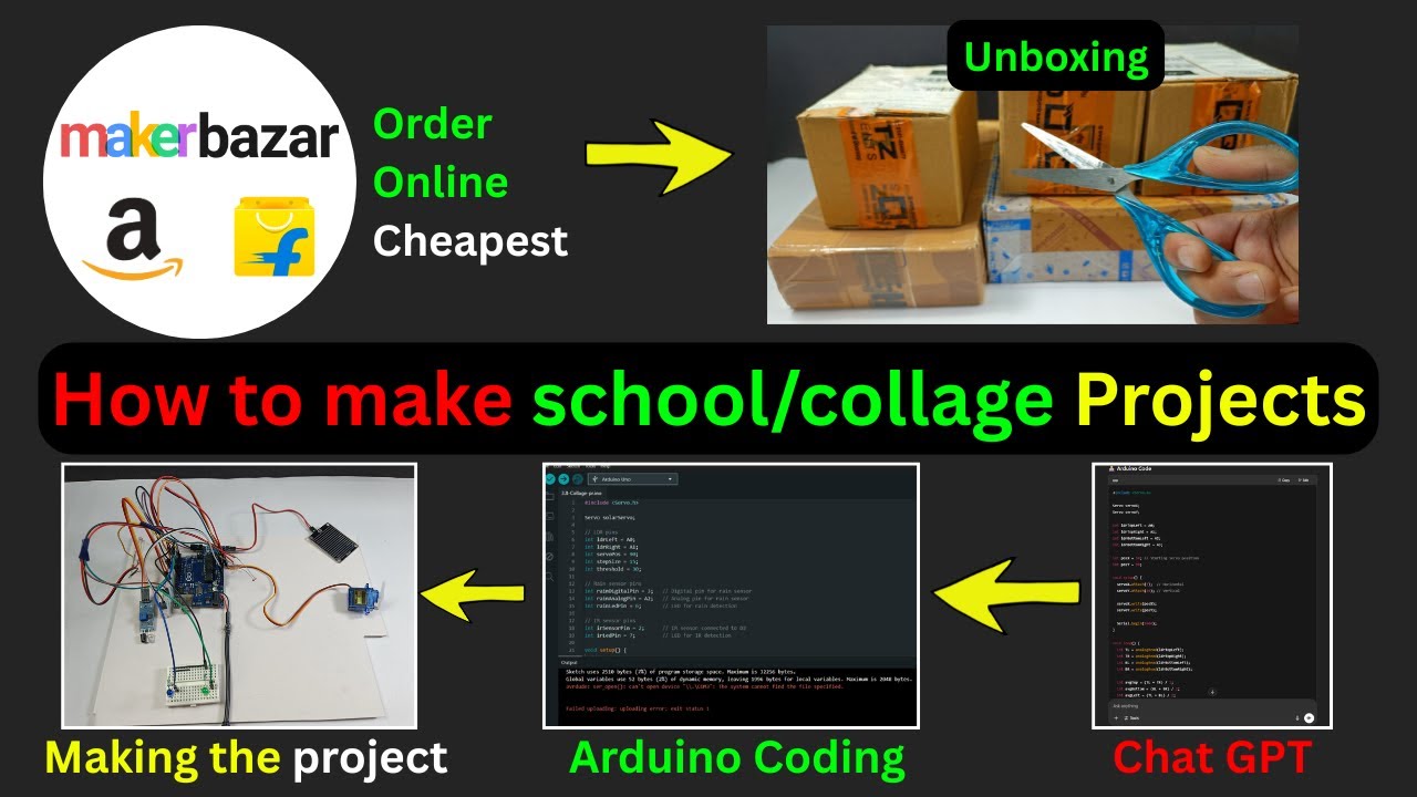 How to make SCHOOL / COLLAGE Projects - From Ordering Online to ...