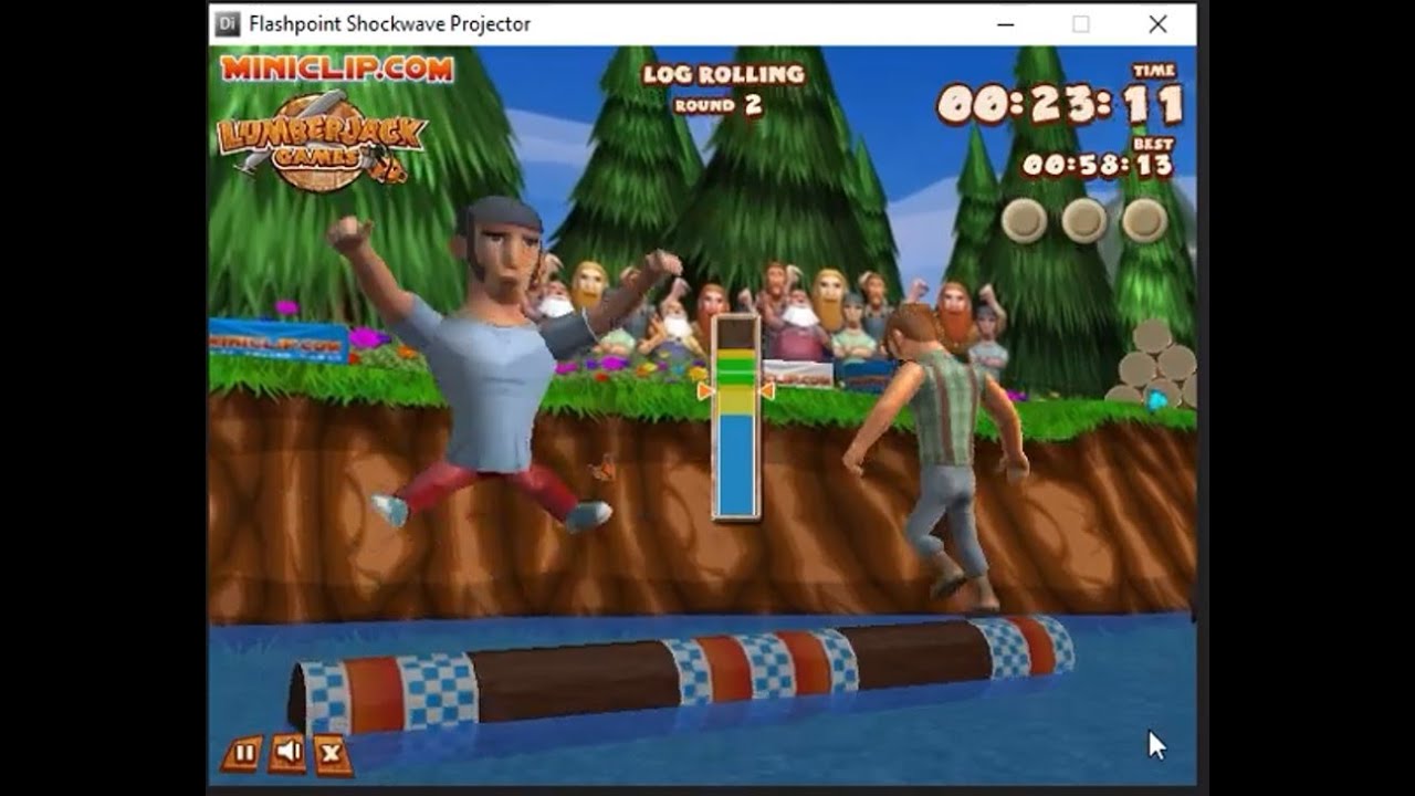 Lumberjack Games Game Playthrough - YouTube